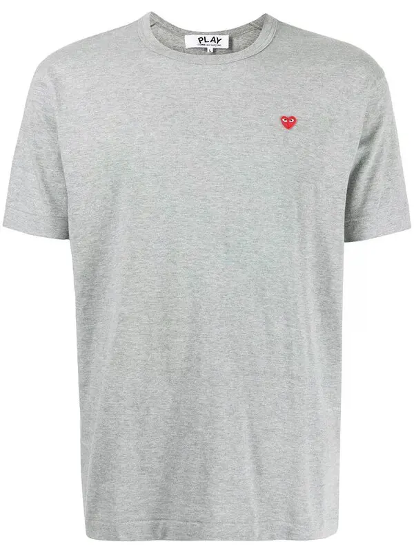 Play Comme Des Garcon Embroidered Heart T-shirt
