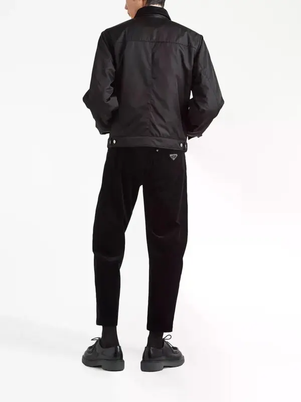 Prada Pinwale Corduroy Tapered Trousers