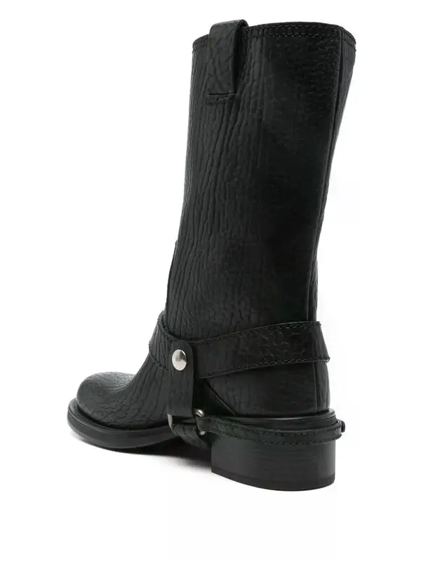 Miu Miu Leather Ankle Boots