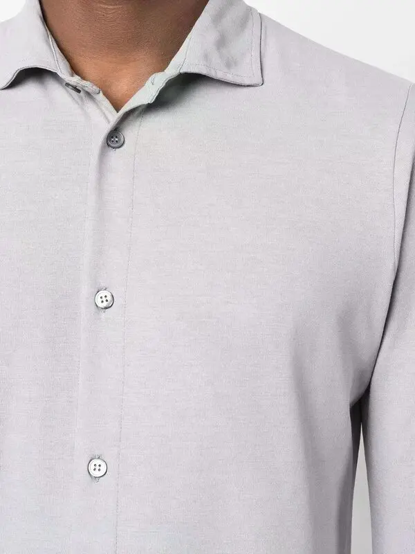 ZANONE Classic Button-up Shirt - Grey