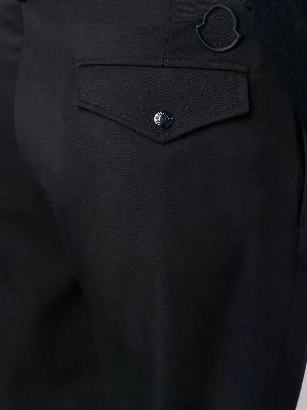 Moncler Virgin Wool Straight-leg Trousers