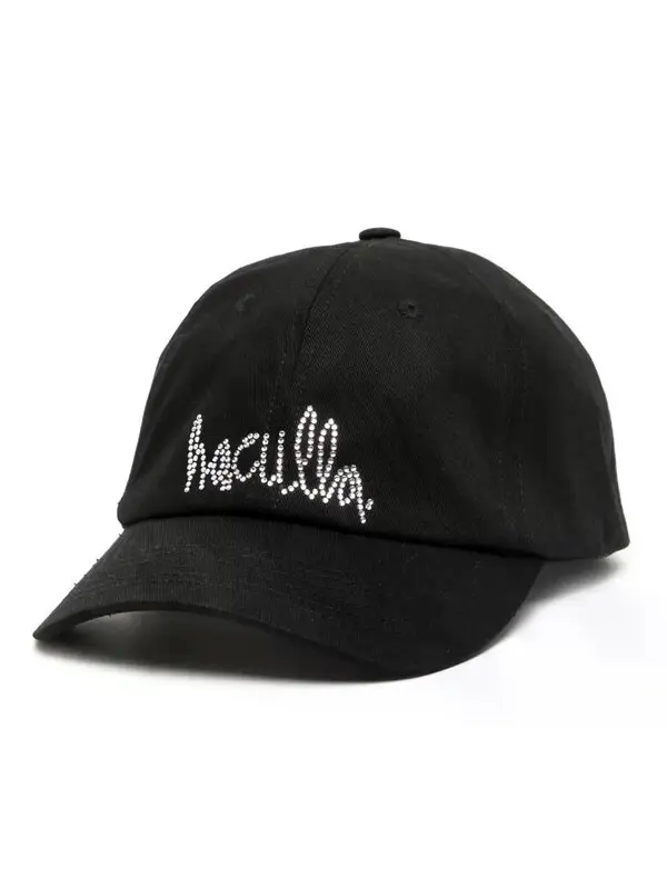 HACULLA. Rhinestone-embellished Cotton Baseball Cap - Black