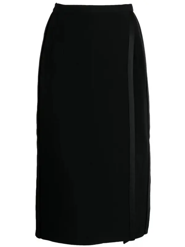 Dice Kayek High-waist Overlapping Panel Skirt