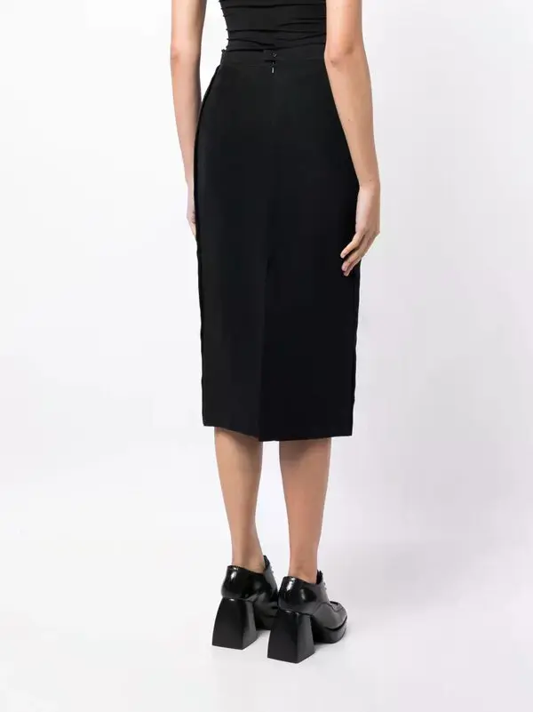 Dice Kayek High-waist Overlapping Panel Skirt