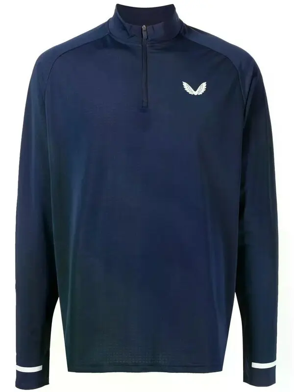 Castore Logo-print Long-sleeve Sweatshirt