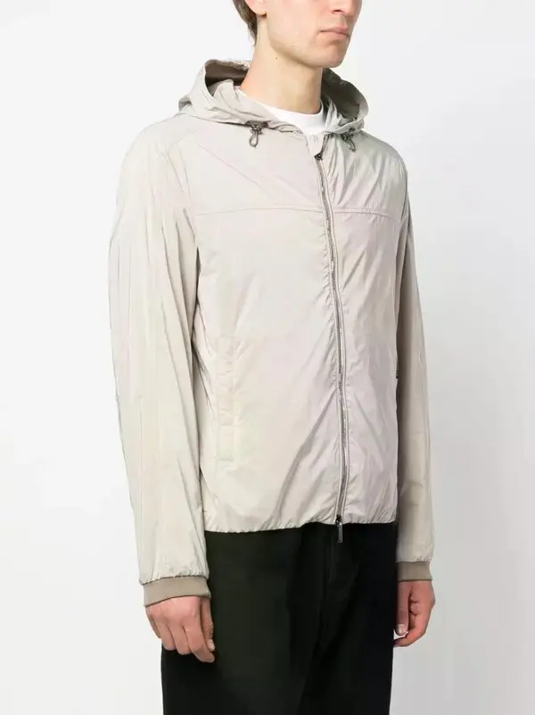 MOORER Logo-tag Zip-up Jacket