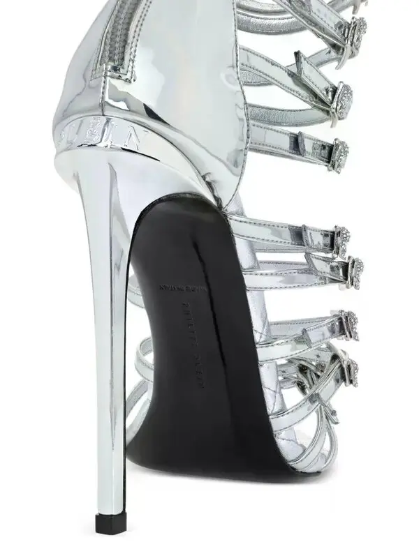 Philipp Plein Tone Stiletto Sandals With Multi-way Straps