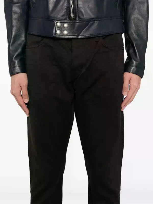 TOM FORD Compact Twill Slim-fit Jeans - Brown
