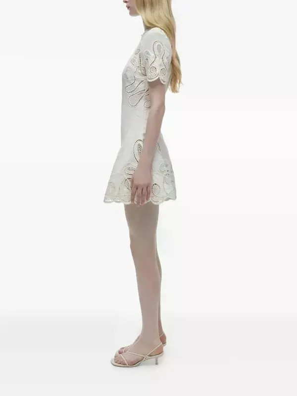 Simkhai Embroidered Mini Dress