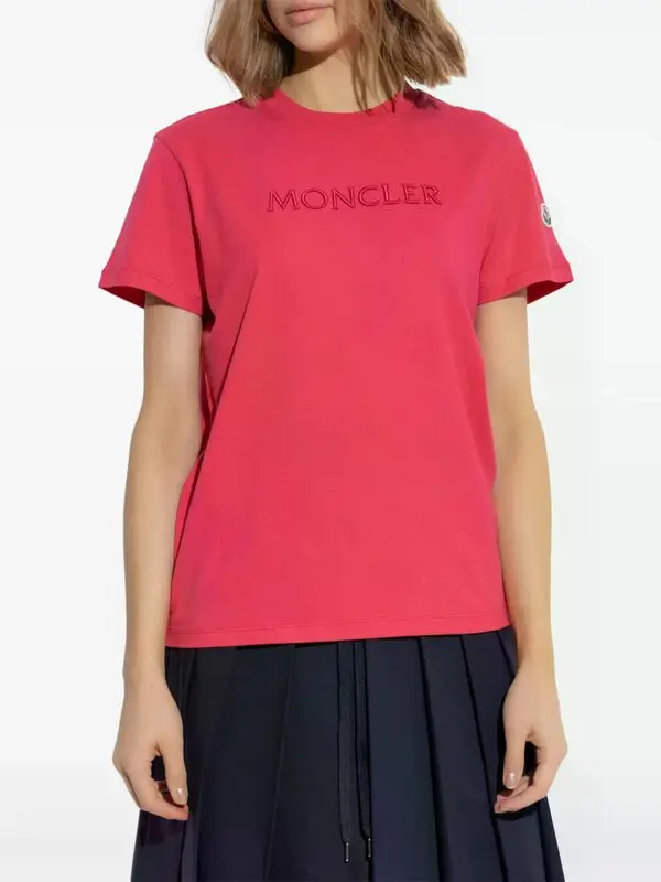 Moncler Logo-embroidered T-shirt