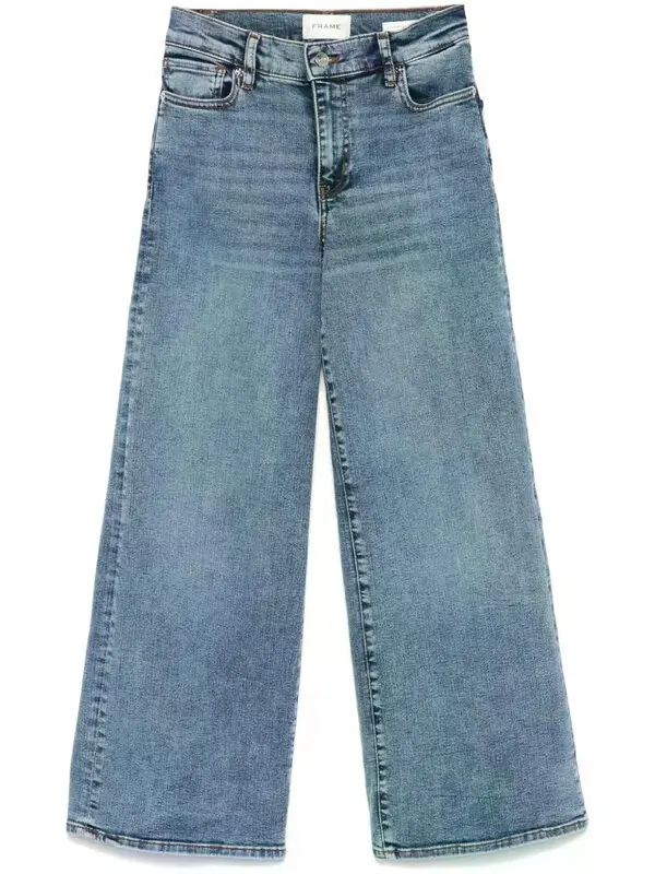 FRAME Le Pixie Slim Palazzo Jeans