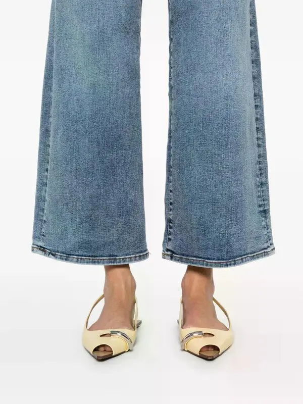 FRAME Le Pixie Slim Palazzo Jeans