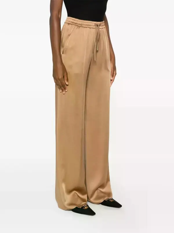Herno Crepe Trousers - Brown
