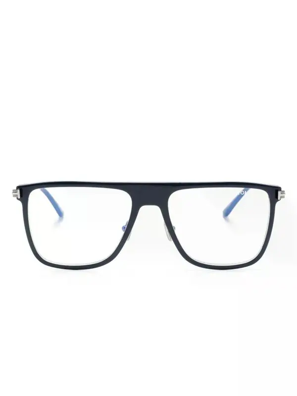 TOM FORD Pilot-frame Glasses - Blue