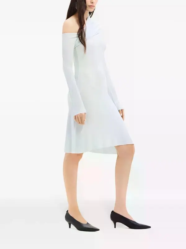 COURREGES Twist Crepe Mini Dress