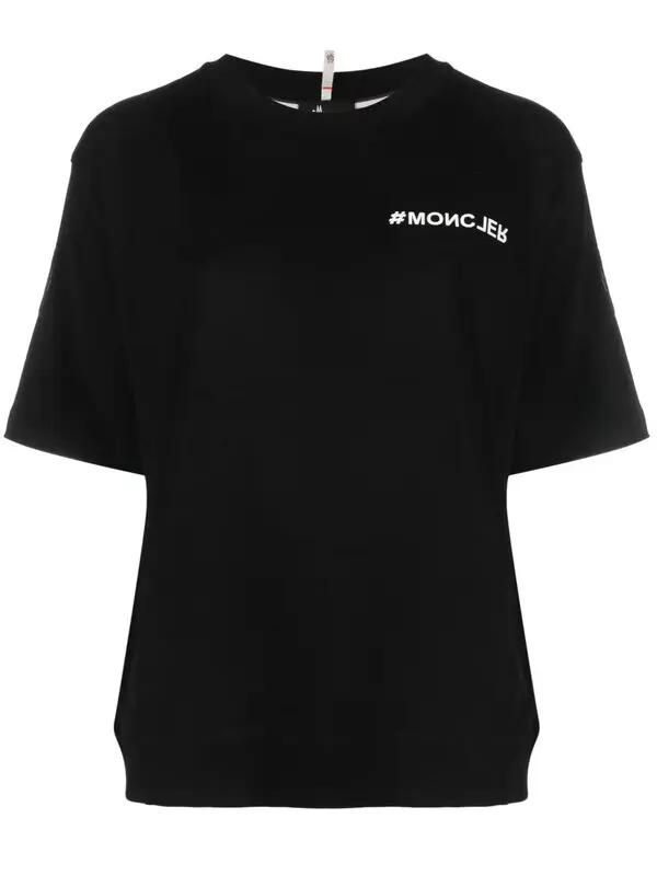 Moncler Mountain Logo-print Cotton T-shirt