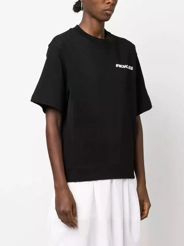 Moncler Mountain Logo-print Cotton T-shirt
