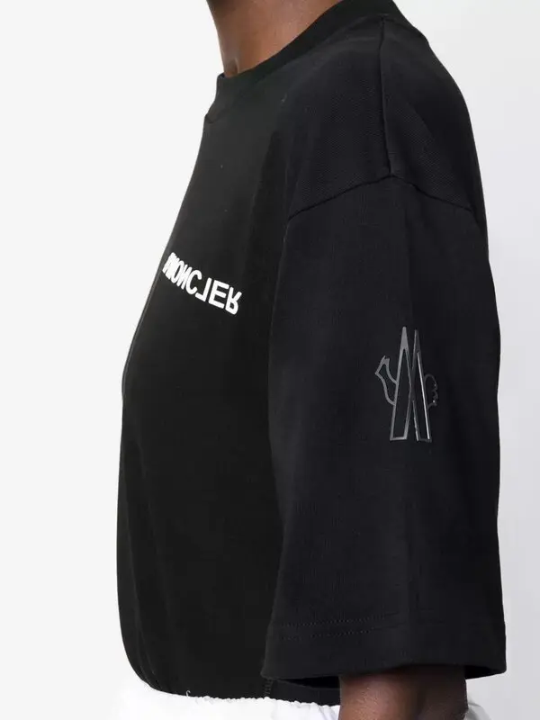 Moncler Mountain Logo-print Cotton T-shirt