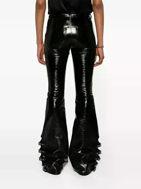 COURREGES Multi-buckle Flared Trousers