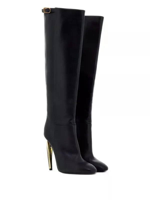 Roberto Cavalli Knee-high Leather Boots