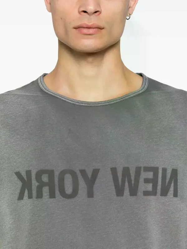 Helmut Lang New York T-shirt - Grey