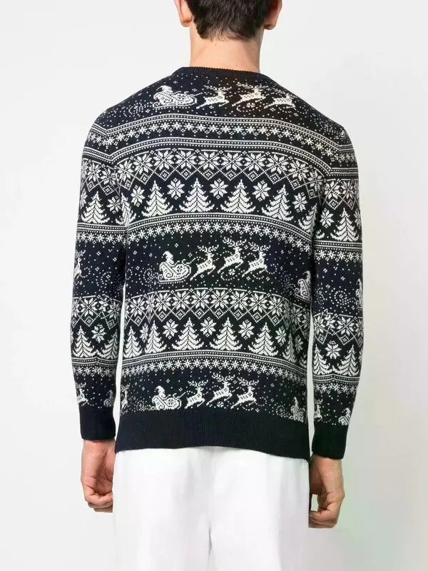 MC2 SAINT BARTH Santa Fine-knit Crew-neck Jumper