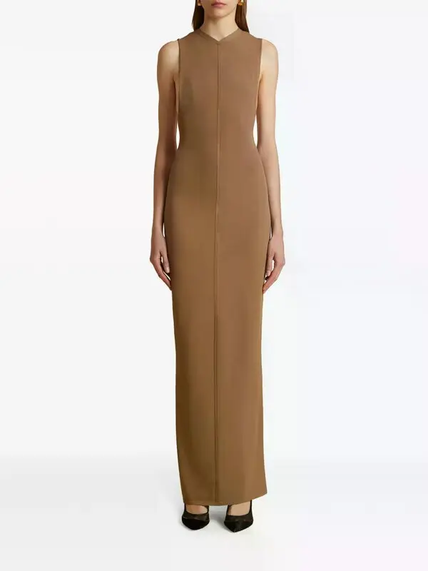 Khaite Terri V-neck Maxi Dress