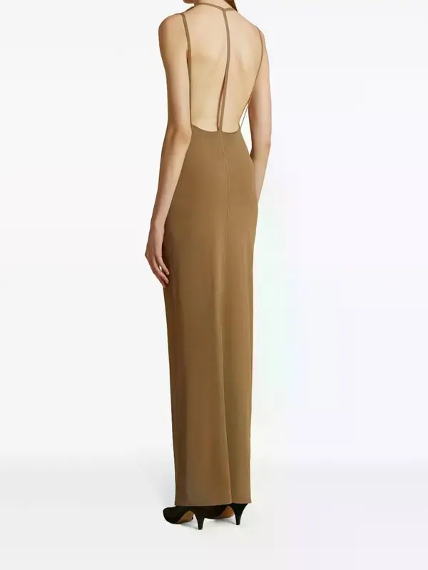 Khaite Terri V-neck Maxi Dress