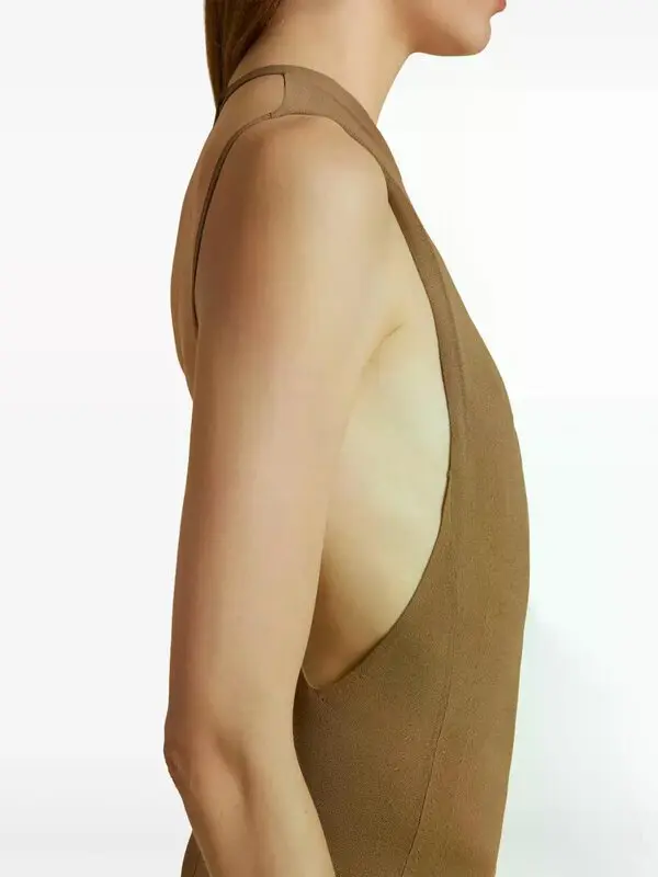 Khaite Terri V-neck Maxi Dress