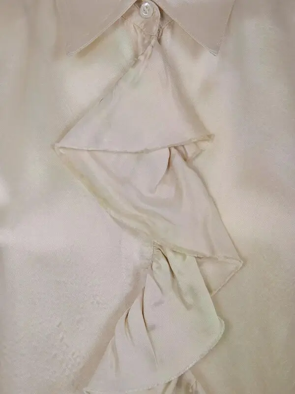 Aspesi Short-sleeve Ruffle Blouse