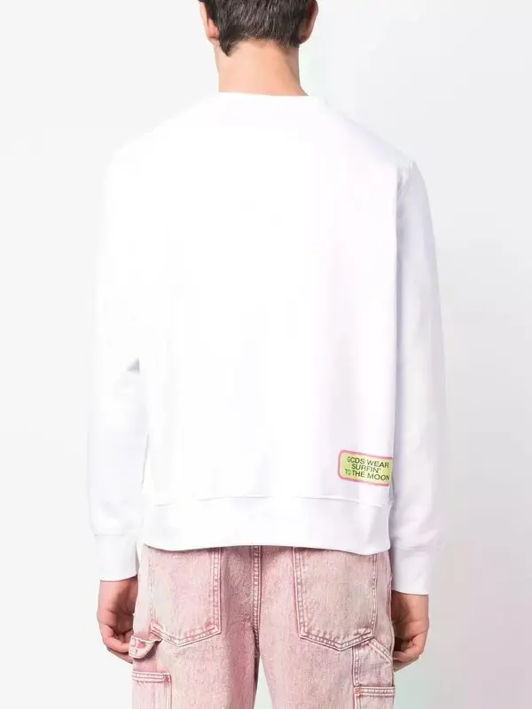 Gcds Graphic-print Crew-neck Sweatshirt