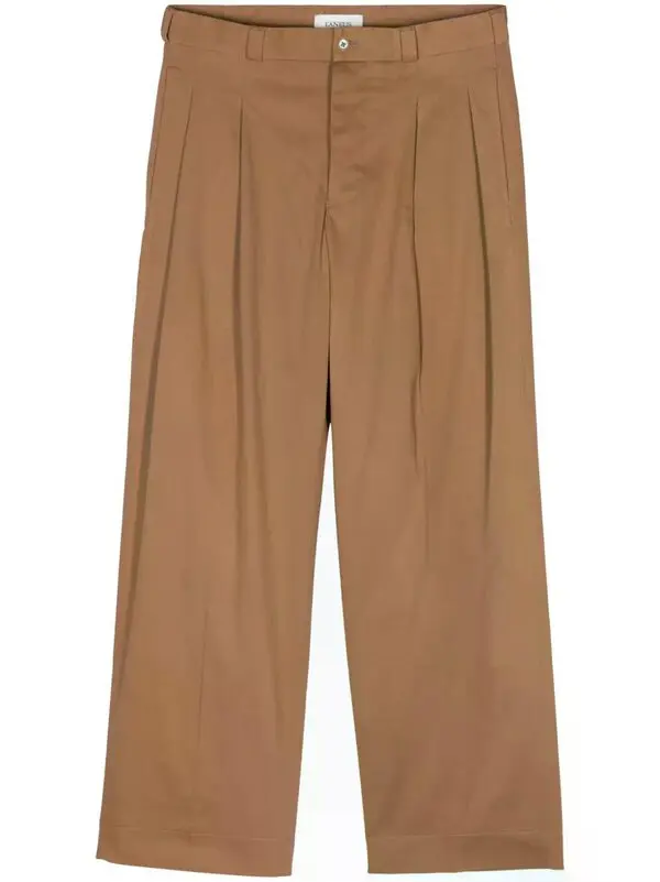 LANEUS Pleat-detailed Trousers
