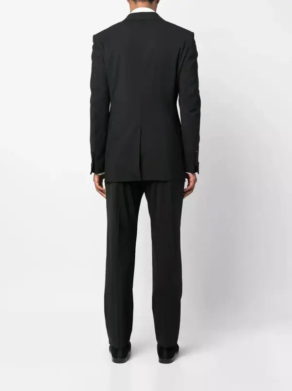 TOM FORD Peak Lapels Single-breasted Suit - Black