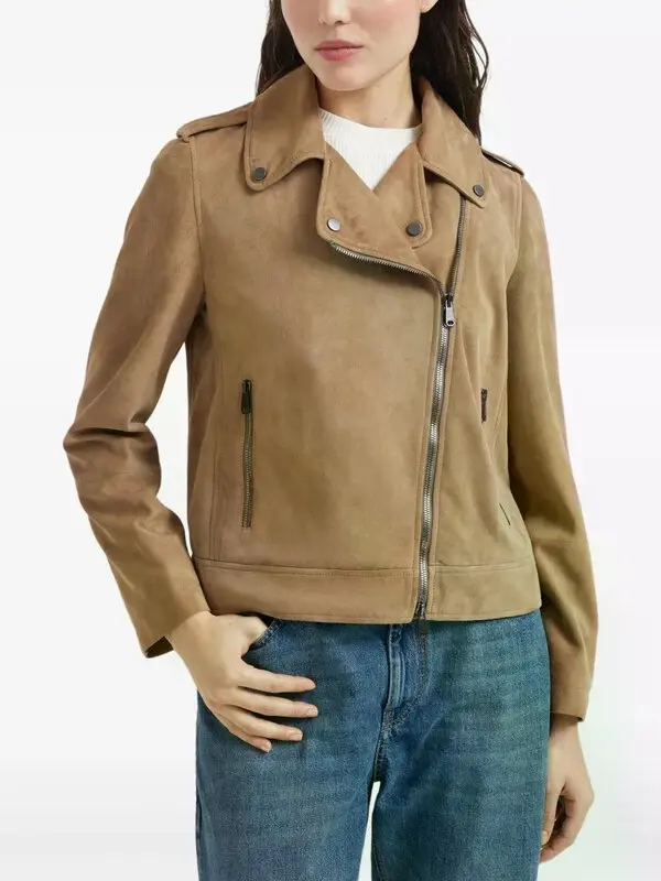 Brunello Cucinelli Suede Leather Jacket