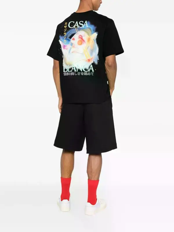 Casablanca Galactic Connection T-shirt - Black