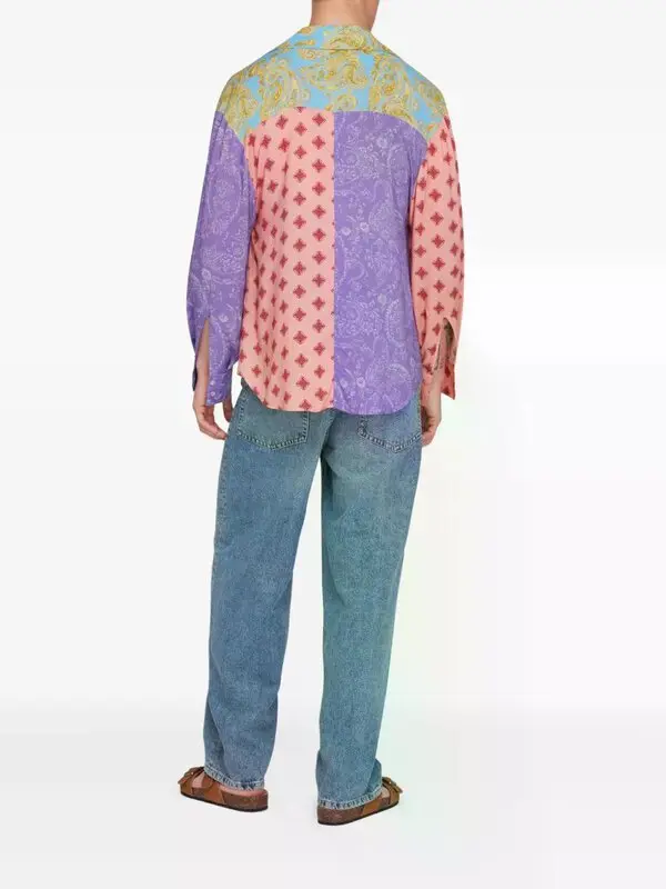 DONDE ESTEBAN Paisley Shirt - Red