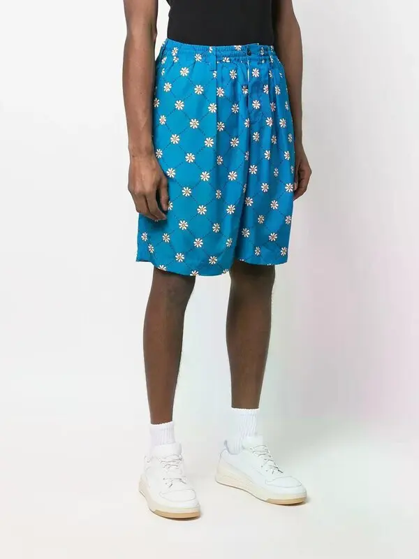Marni Daisy-print Track Shorts