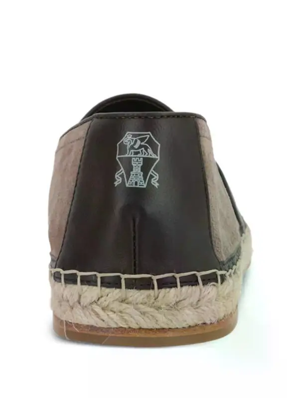 Brunello Cucinelli Suede Espadrilles - Brown