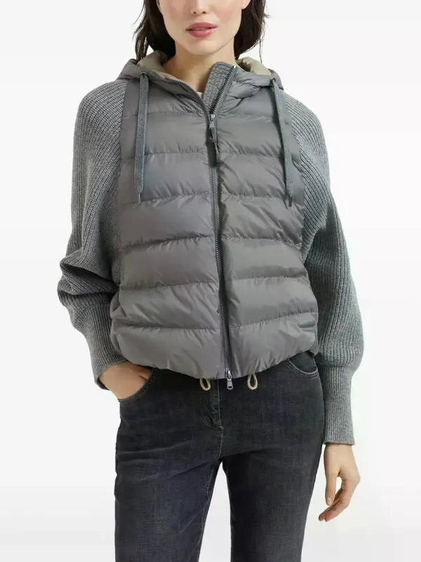 Brunello Cucinelli Padded Jacket - Grey