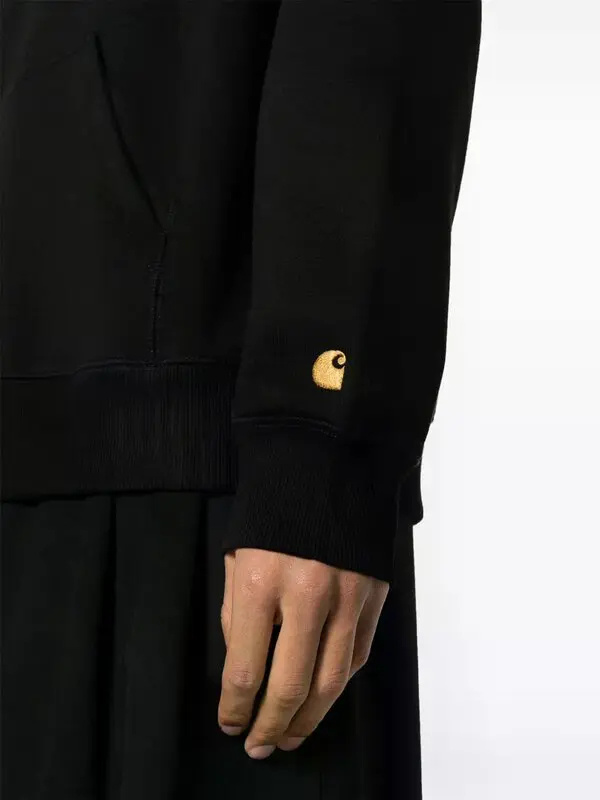 Carhartt Work In Progress Logo-print Cotton-blend Hoodie