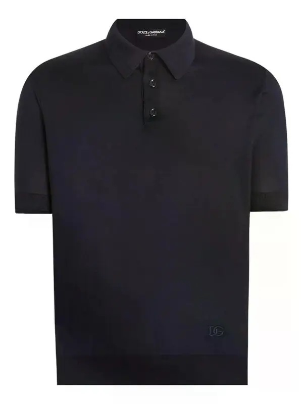 Dolce & Gabbana Silk Polo Shirt
