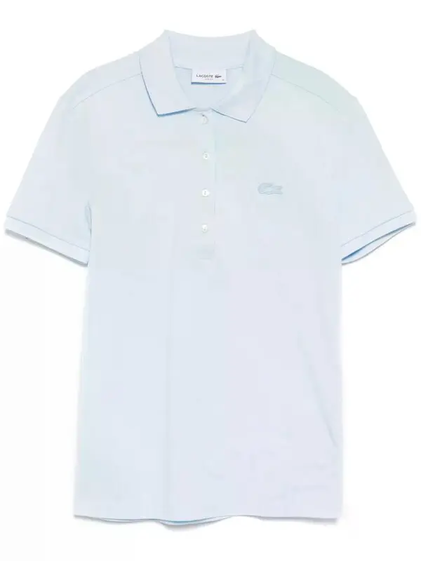 Lacoste Logo-patch Polo Top - Blue