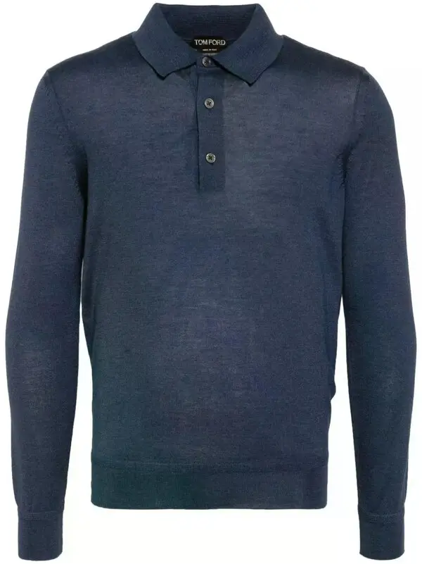 TOM FORD Long-sleeved Polo Shirt