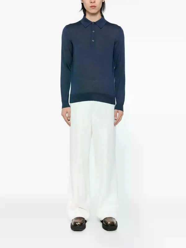TOM FORD Long-sleeved Polo Shirt