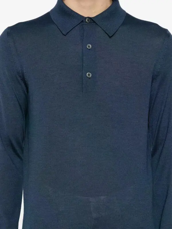TOM FORD Long-sleeved Polo Shirt