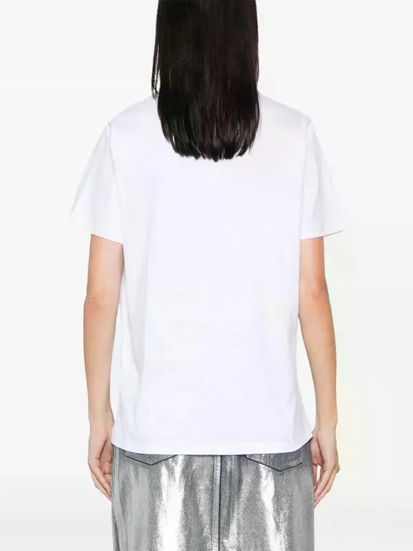 GANNI Leopard Jersey T-shirt