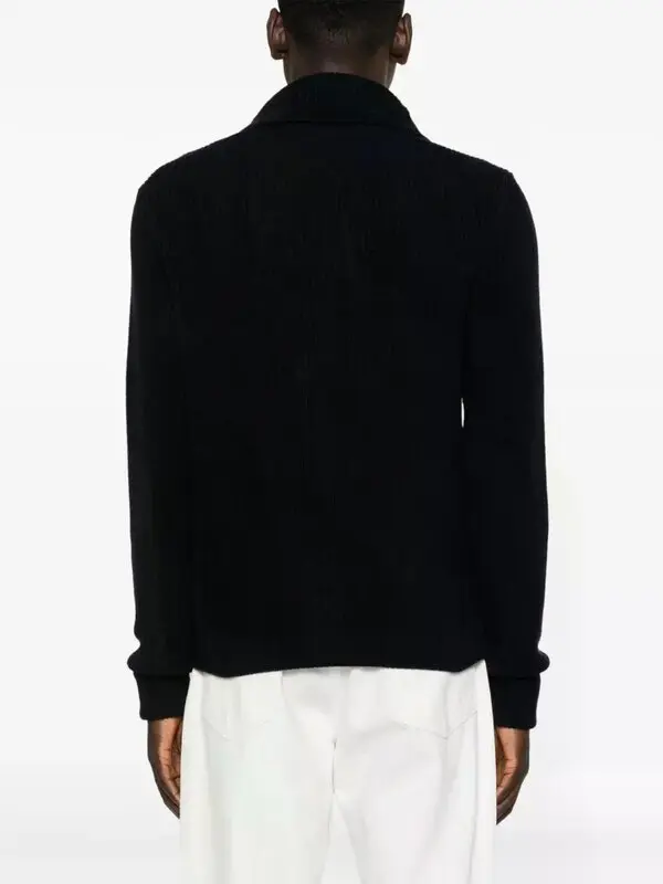 TOM FORD Shawl Cashmere Cardigan - Blue