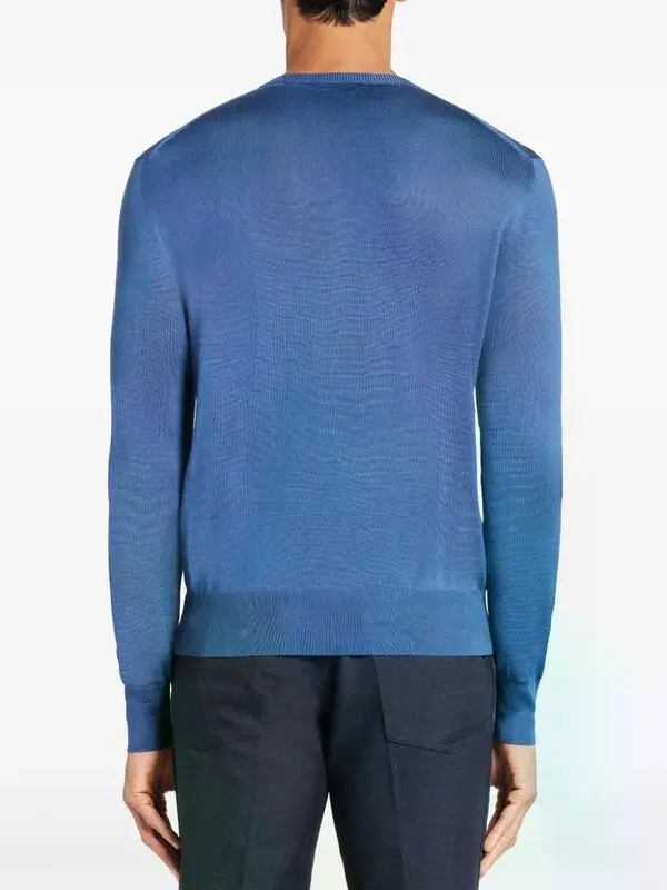 TOM FORD Knitted Silk Henley Top