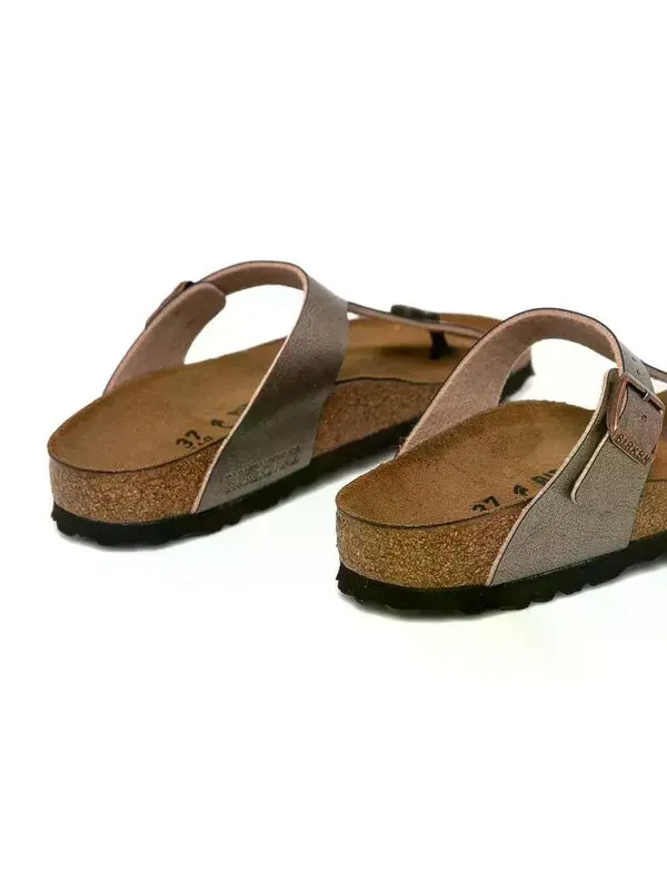 BIRKENSTOCK Gizeh Metallic Thong Sandals - Neutrals