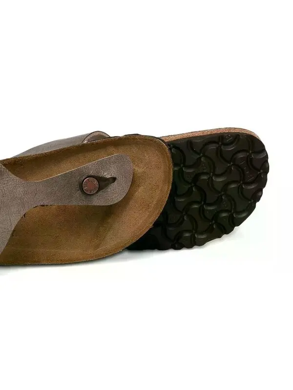 BIRKENSTOCK Gizeh Metallic Thong Sandals - Neutrals